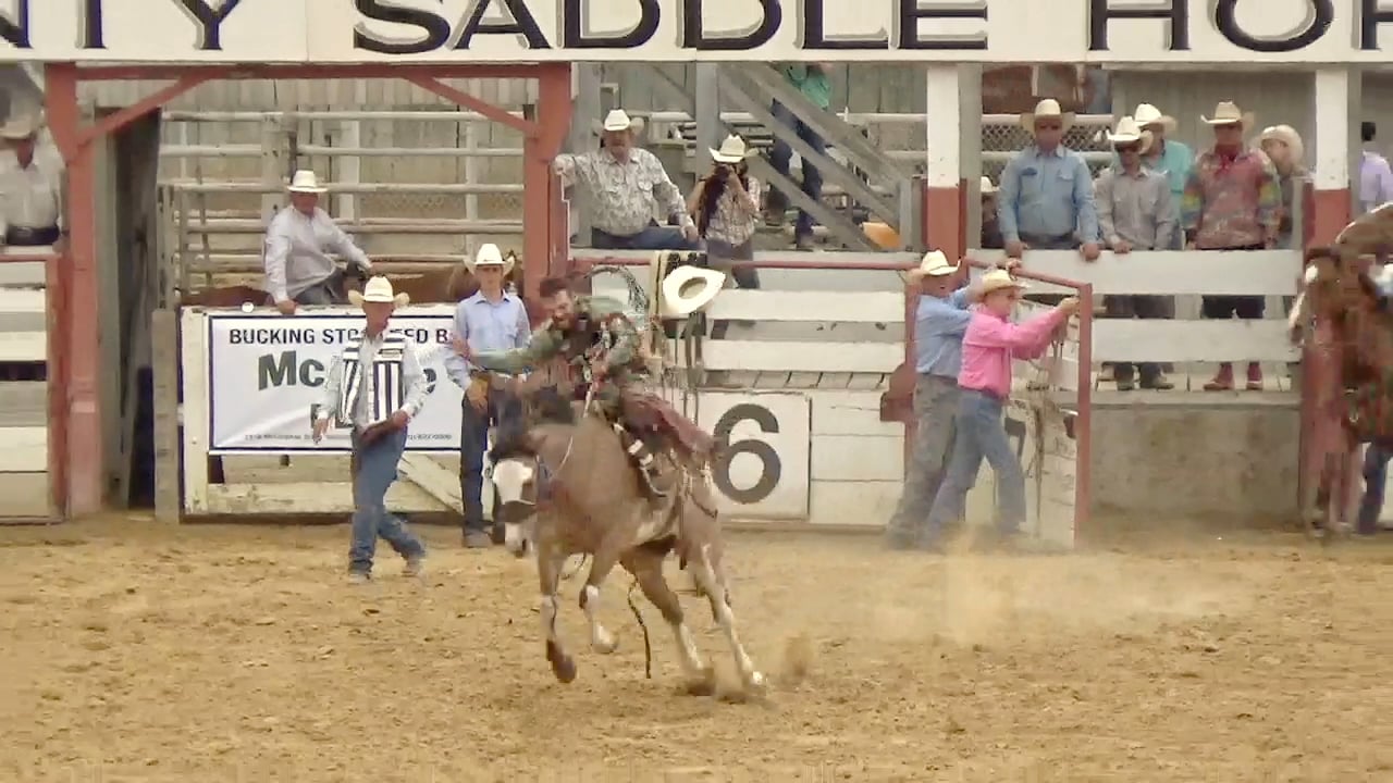 Video: Saddle bronc highlights from San Benito Rodeo | San Benito Live
