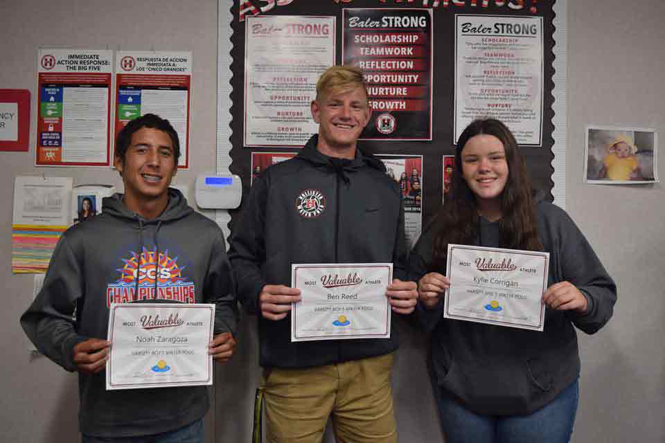 SBHS Athletes of the Week are water polo players | San Benito Live