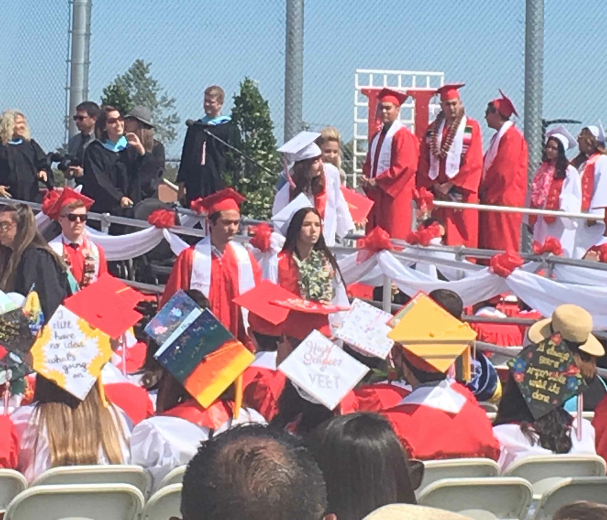 Photos: View of SBHS graduation from the audience | San Benito Live