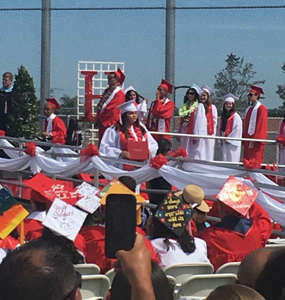 Photos: View of SBHS graduation from the audience | San Benito Live
