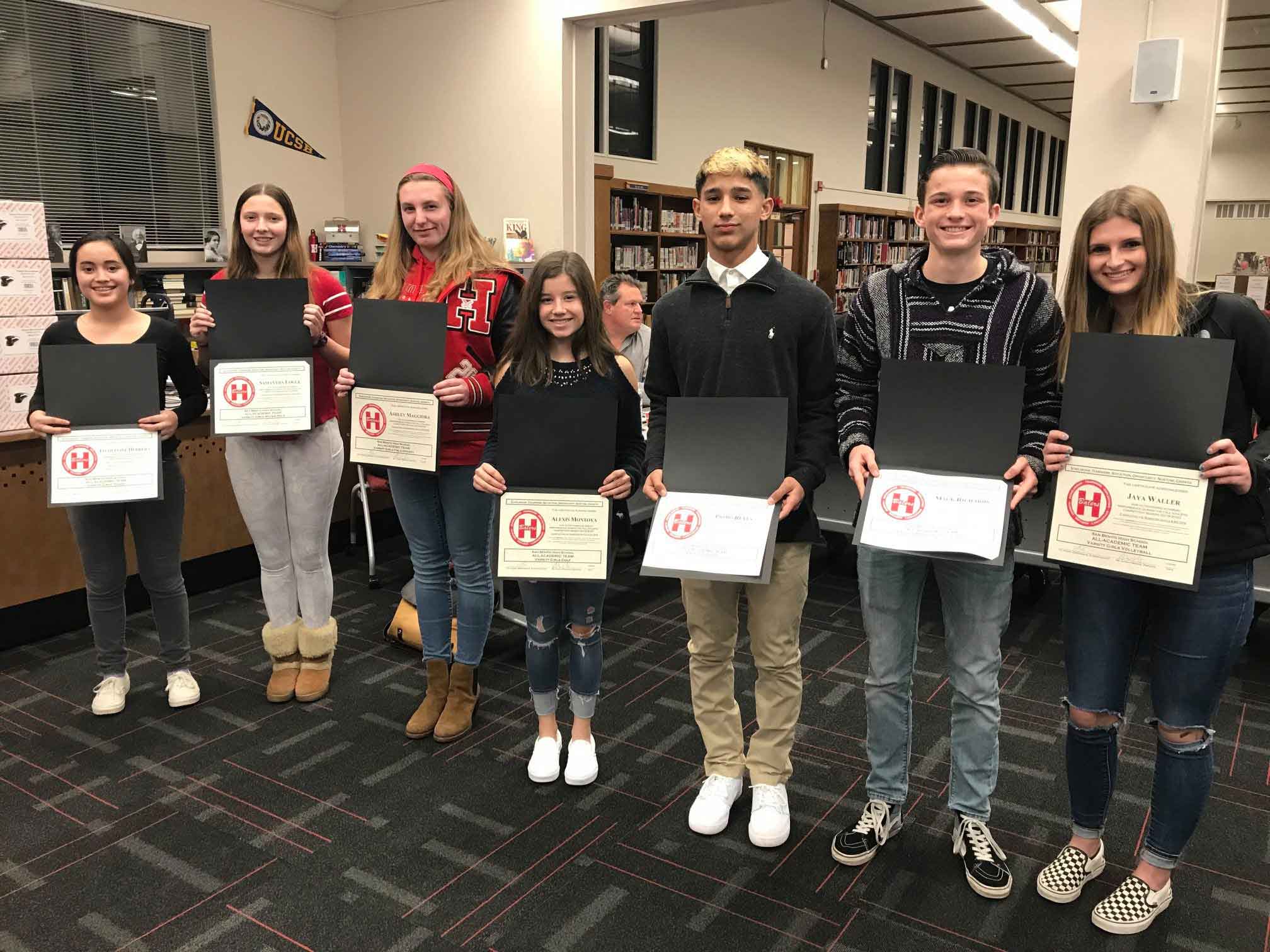 SBHS announces All-Academic Team for student-athletes | San Benito Live